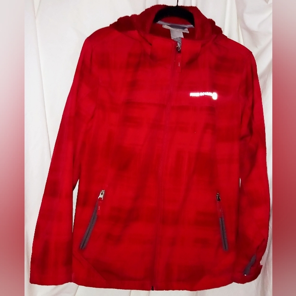 Free Country | Jackets & Coats | Free Country Red Rain Hooded Jacket W ...